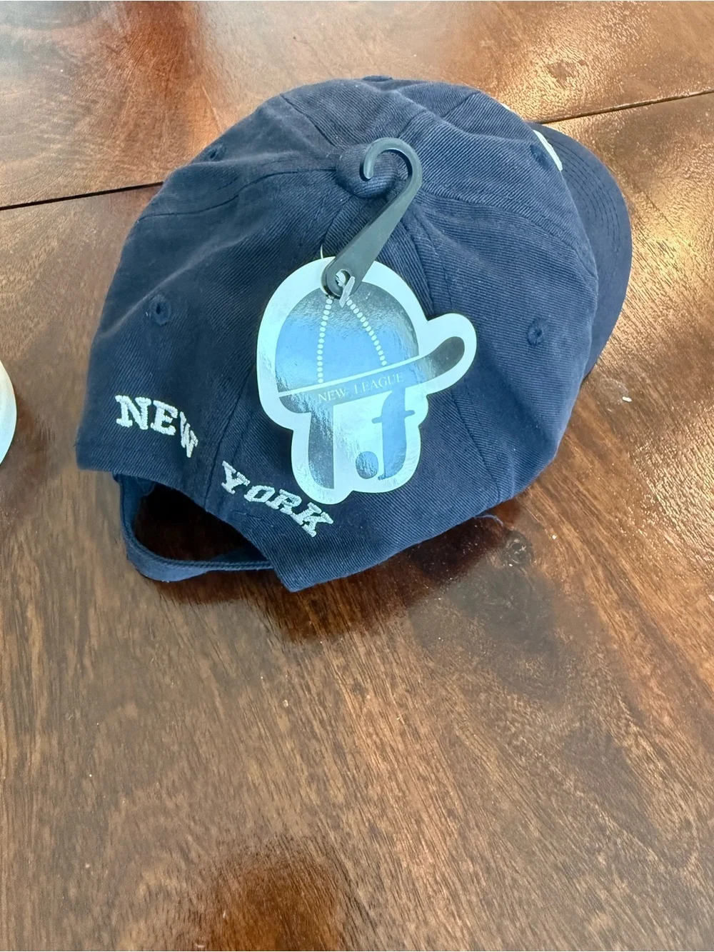 Accessories | Navy Baseball Cap With White Ny Embroidery | Poshmark